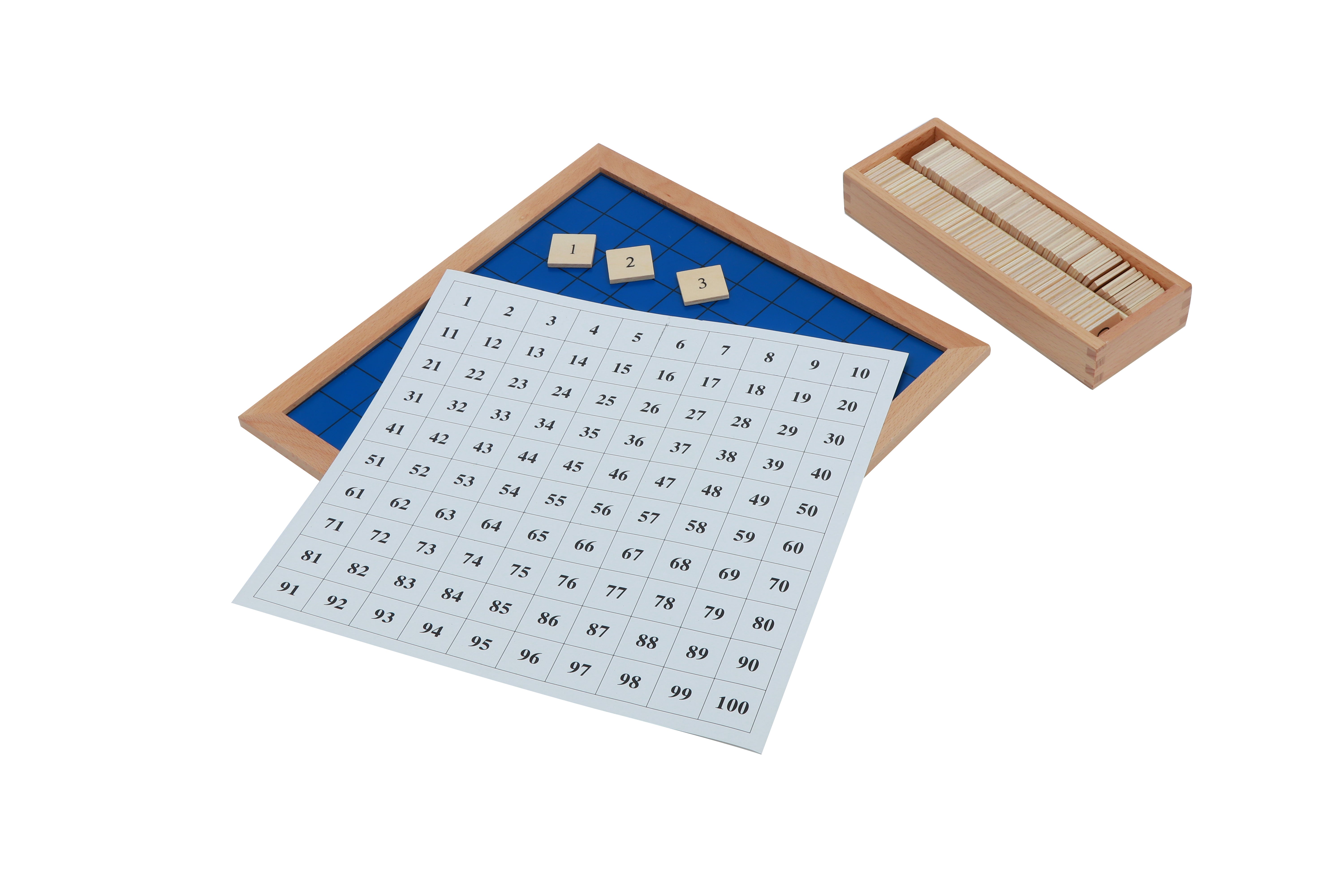 Tabla de control para Tablero del 100 – Bemerry Montessori