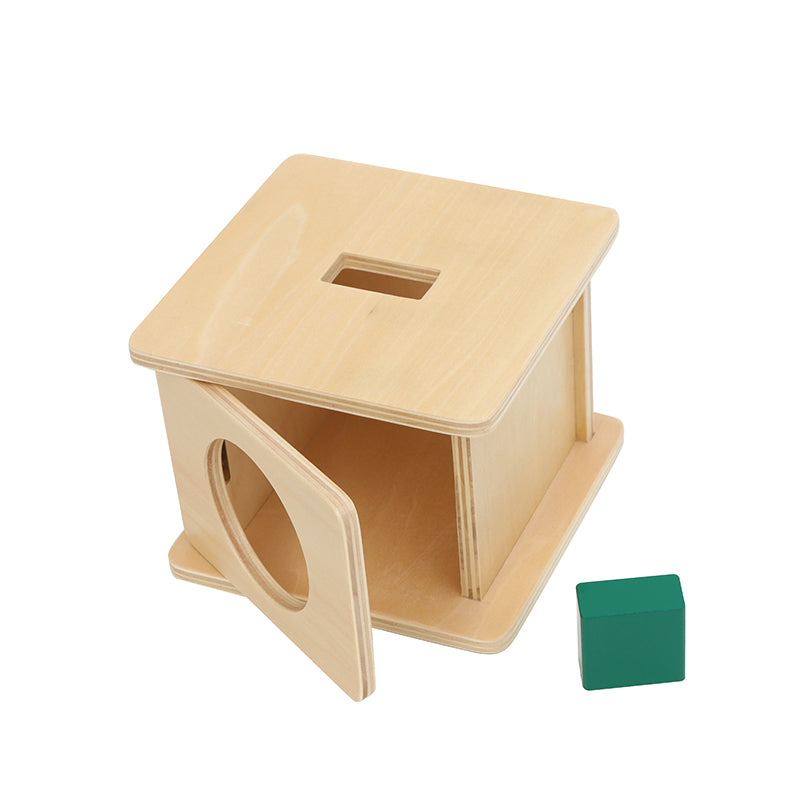 Caja Imbucare 1 - con prisma rectangular – Bemerry Montessori