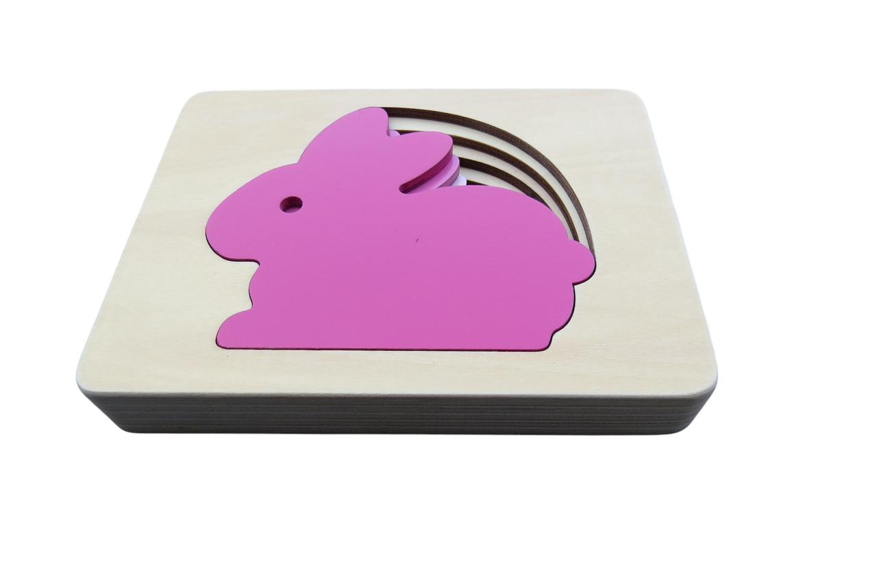 Rompecabezas de 5 capas - Conejo (escuela) – Bemerry Montessori